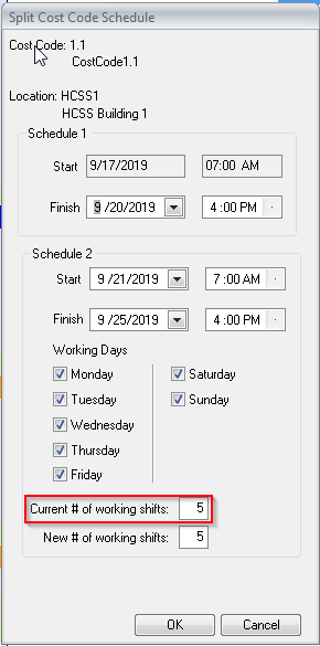 How To Split Cost Codes in HCSS Dispatcher