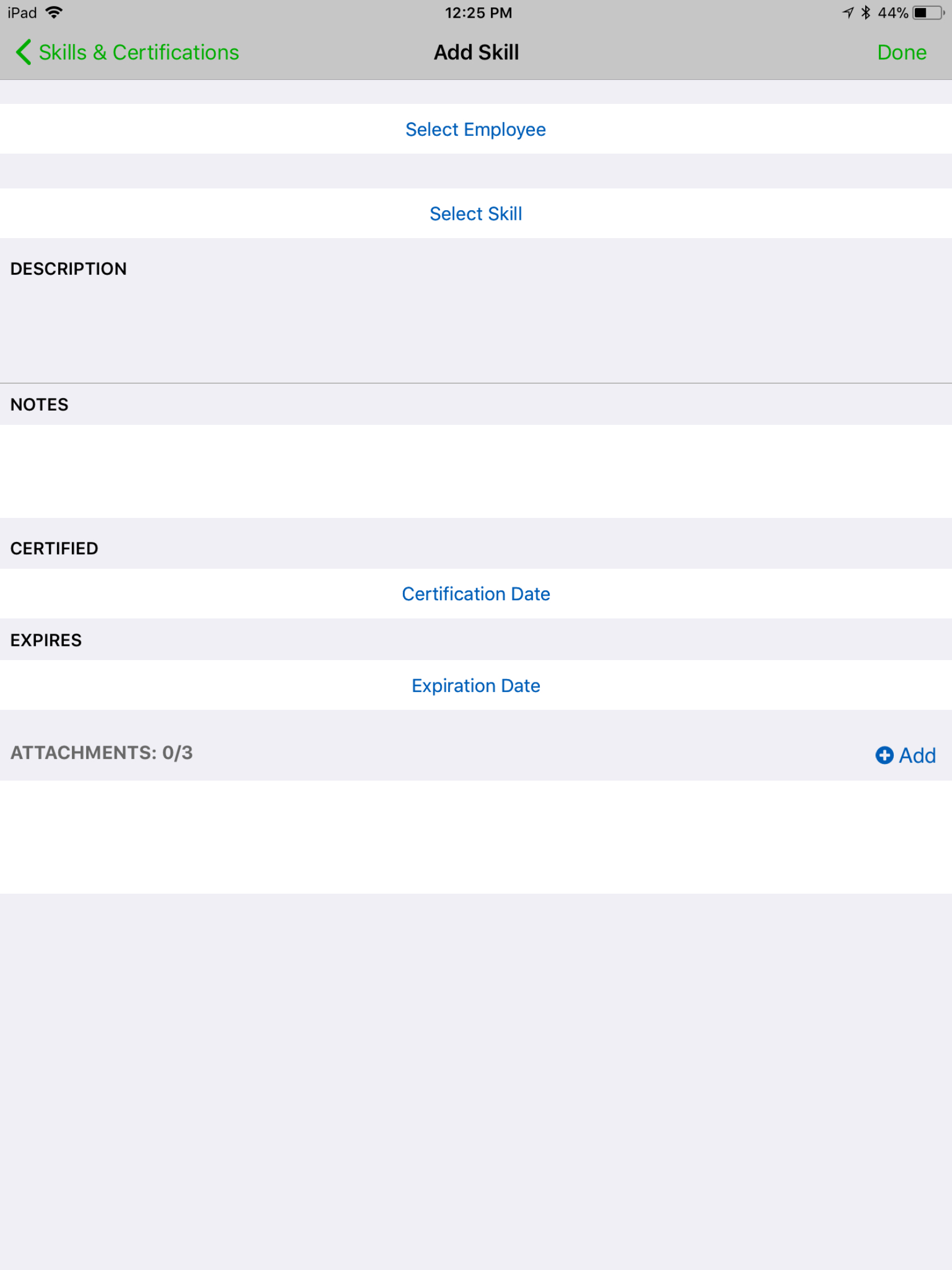 How to Assign Employee Skills in HCSS Field Mobile