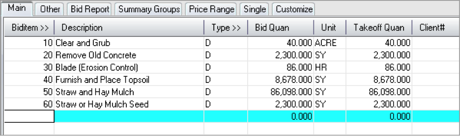 (Part 3) HeavyBid Tutorial: Estimate Setup