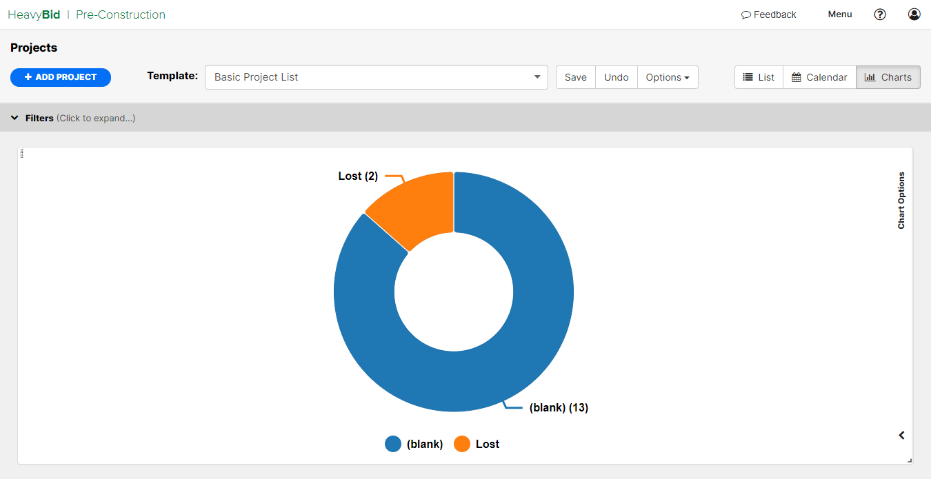 How to Add Custom Charts to Pre-Construction Templates