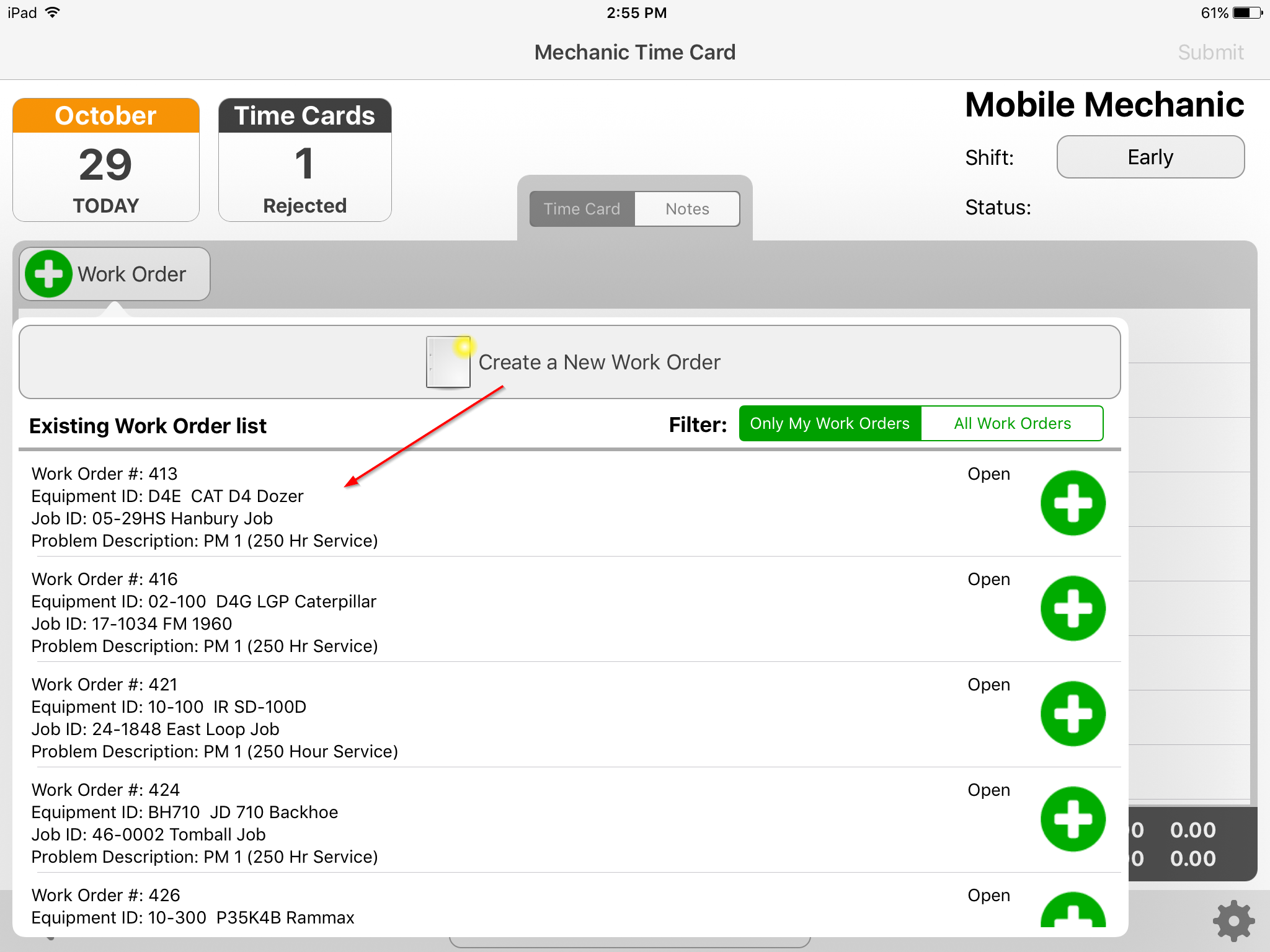 How to scan barcodes on Equipment 360 Mobile Mechanic