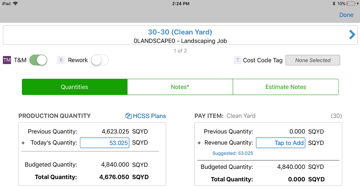 How to Pull in Production Quantities from HCSS Plans Into HCSS Field
