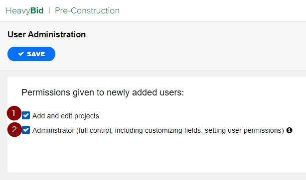 How to Modify User Permissions in HeavyBid Pre-Construction