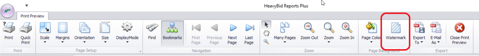 How to Add a Watermark to a Reports Plus Report