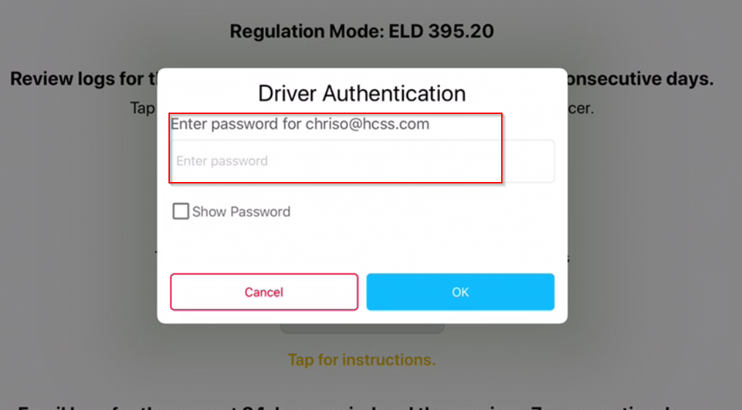 How to Exit the Roadside Inspection Screen