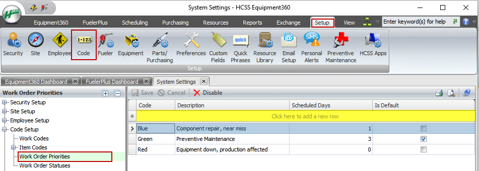 How to Create a Priority Status for Work Orders