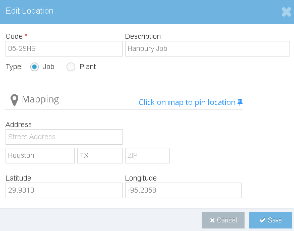 How to Edit or Update an Existing Location in HCSS Telematics