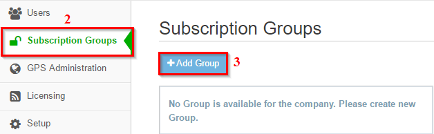 How to Create a New Subscription Group in Credentials
