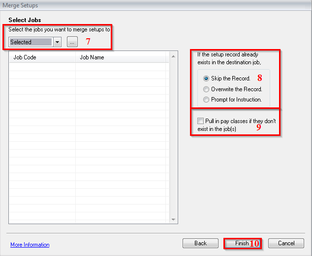 How to Merge Resources from Library to Other Jobs