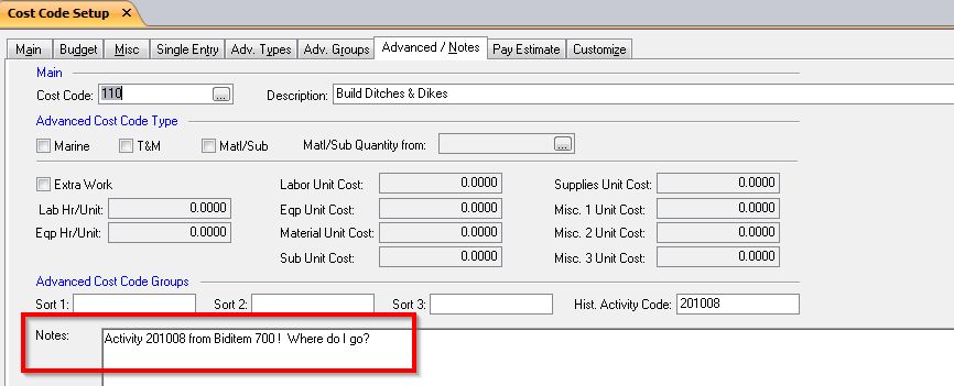 How to View Activity Notes in Jobs Created from HeavyBid