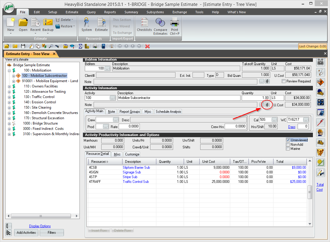 How to Attach Documents to an Activity in HeavyBid