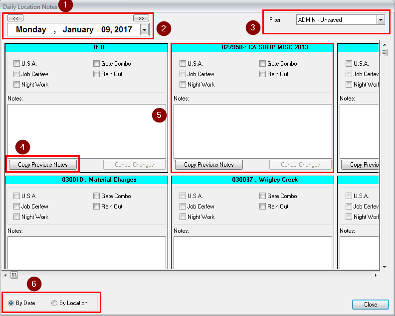 How to Add Daily Notes to a Location