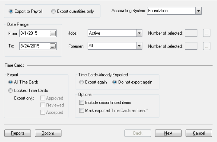 How to Export to Payroll in HeavyJob Manager