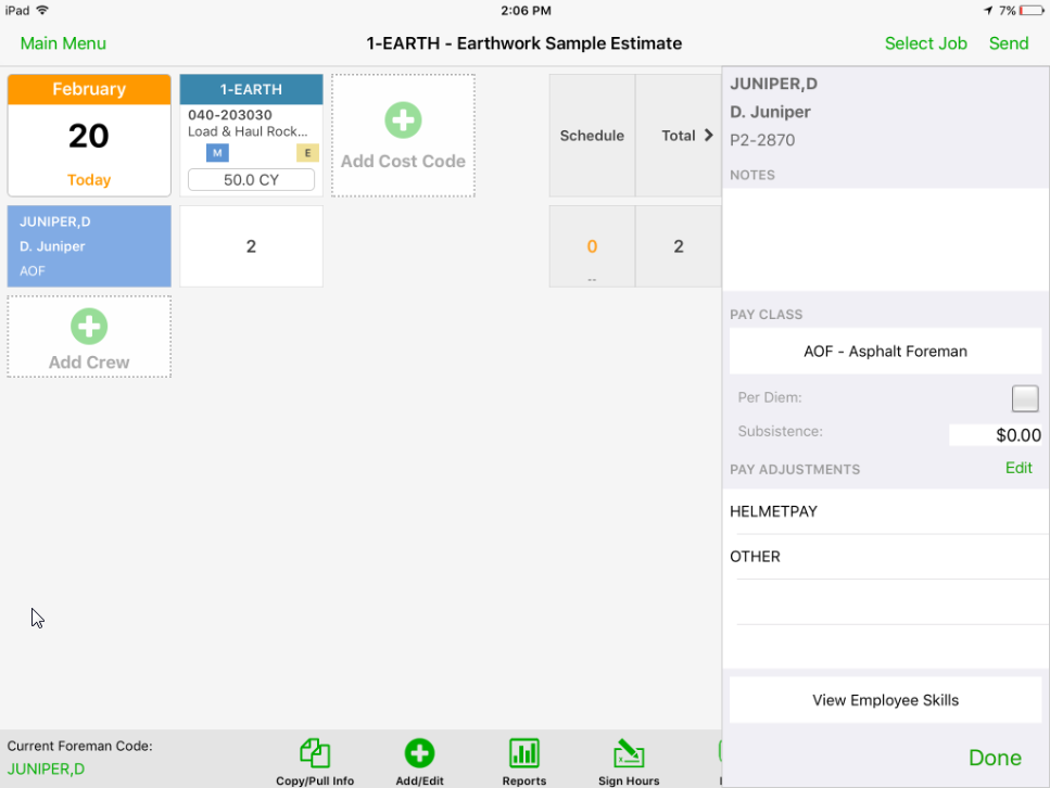 How to Use Pay Adjustments on HCSS Field