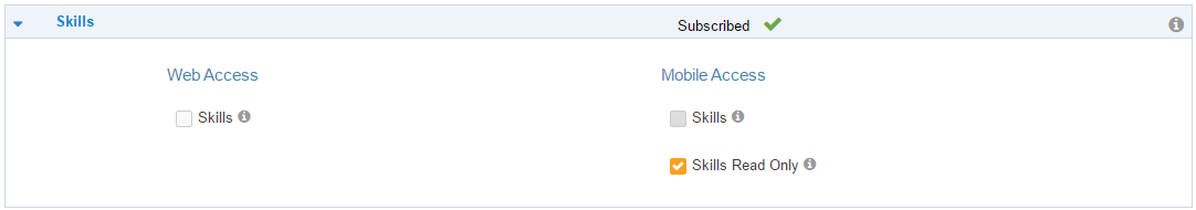 How to Enable Read Only Skills for HCSS Field Mobile