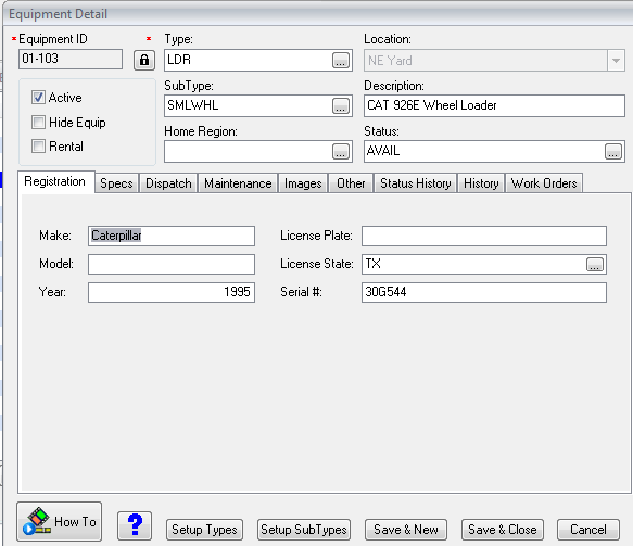 Why is Equipment Detail Information Changing?