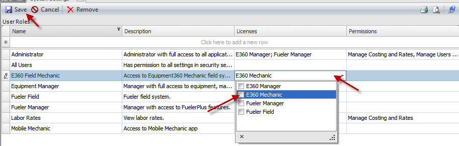 Equipment 360 Mechanic licenses are assigned, but only ___ are available"