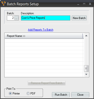 How to Set up Batch Reports in HeavyBid