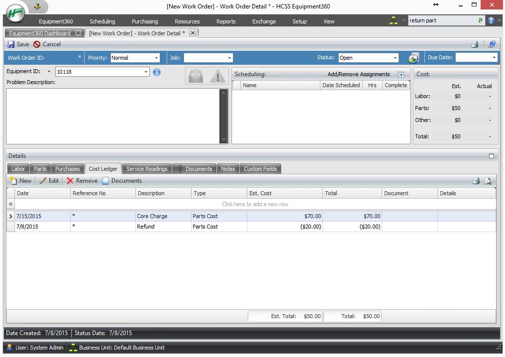 How to Handle Core Part Charges and Refunds