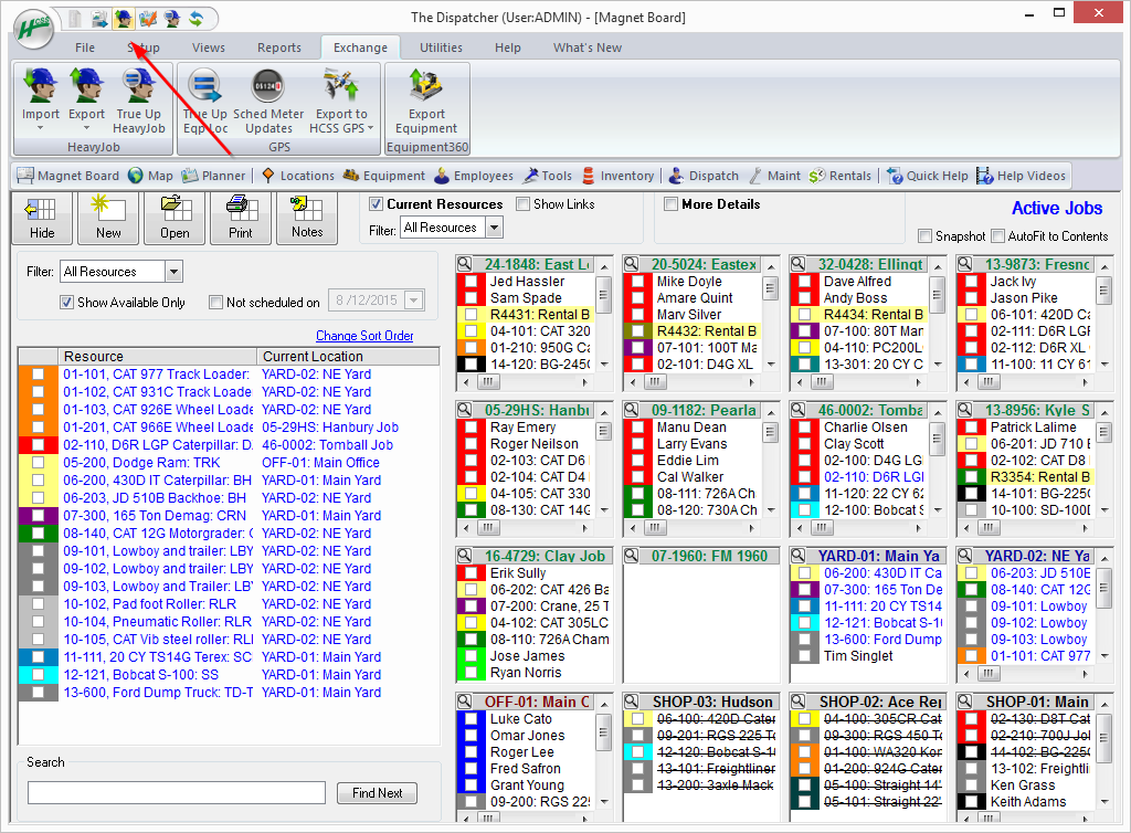 How to Export Daily Dispatch to HeavyJob