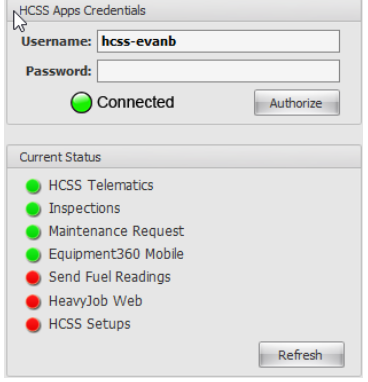 Telematics/Equipment360 Integration Setup