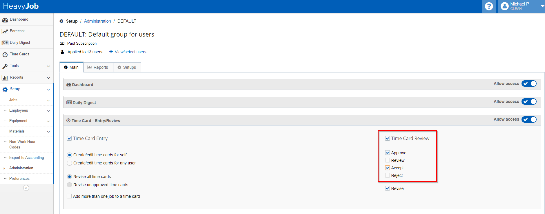 How to Determine Which Time Cards Need Attention on the HCSS Apps Dashboard