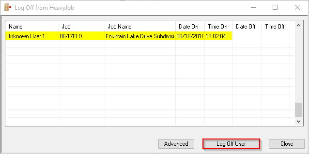 How to Log Users Out of HeavyJob