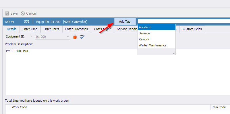 How to Apply Tags to Work Orders