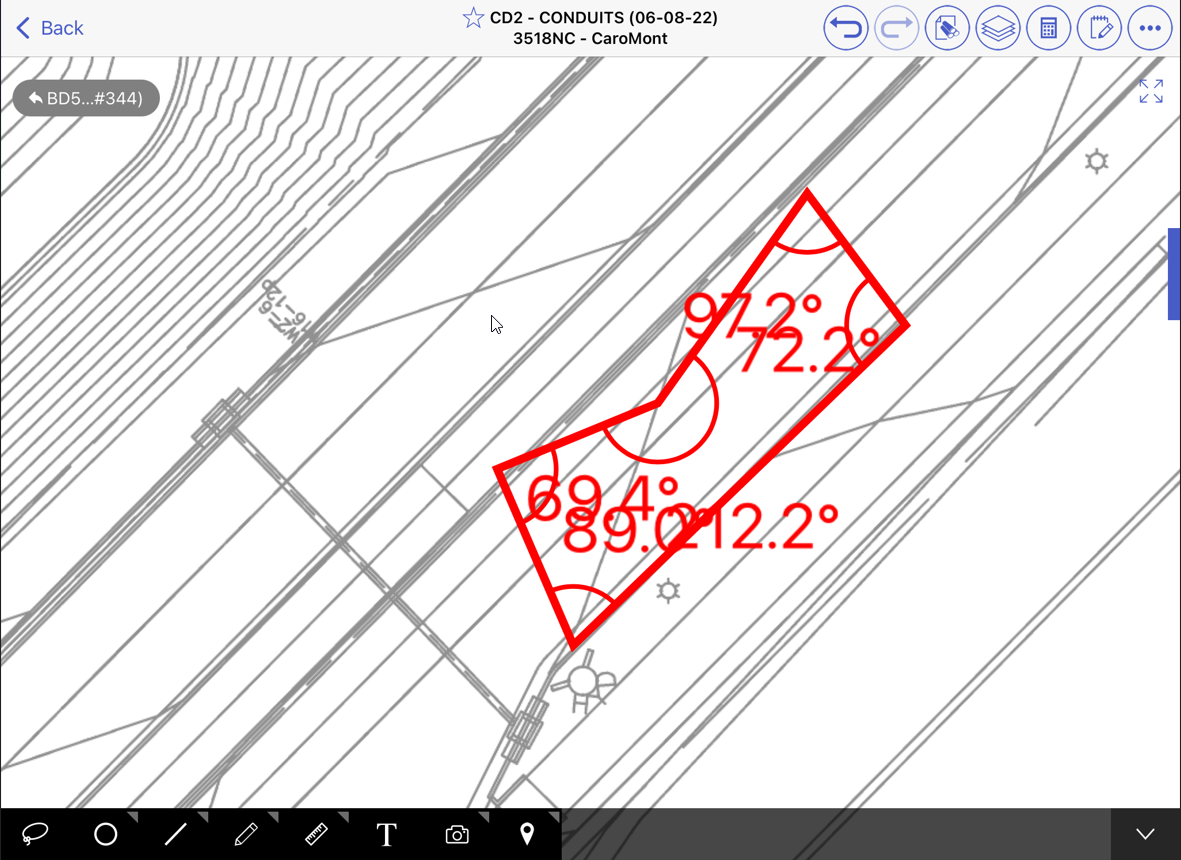 How to View Polygon Measurements in HCSS Plans