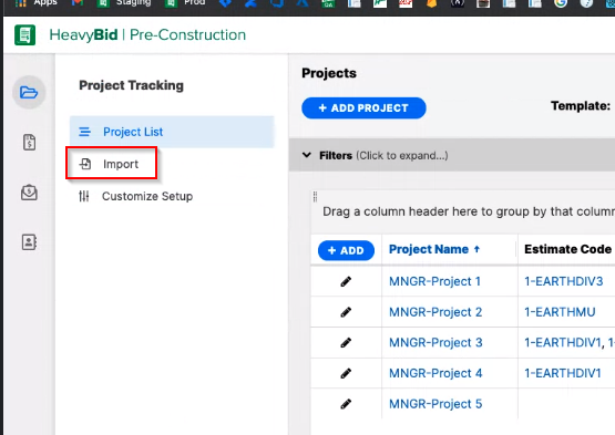 How to Import Bid Results From HeavyBid Into HeavyBid Pre-Construction