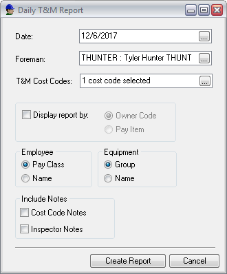 How to Generate a Daily T&M Report