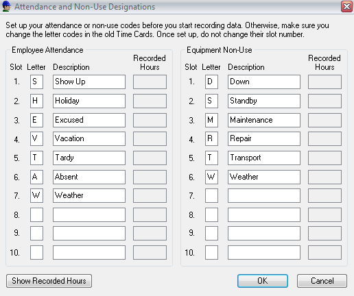 How to Set Up & Enter Attendance/Non-Use Hours on a Time Card