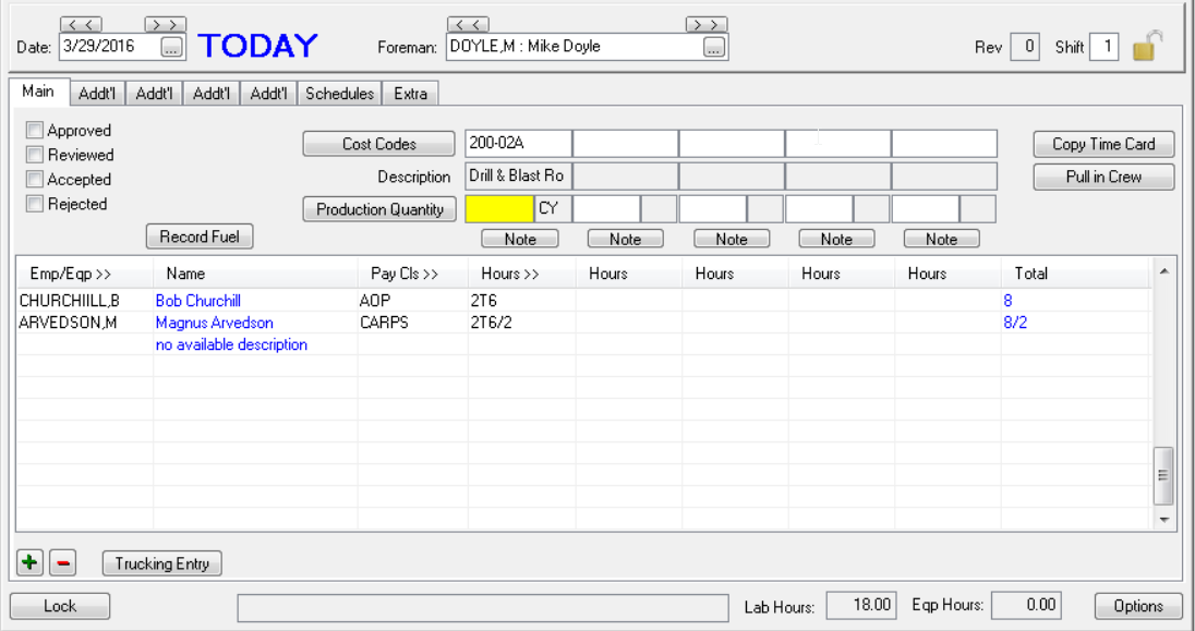 How to Set Up & Enter Attendance/Non-Use Hours on a Time Card