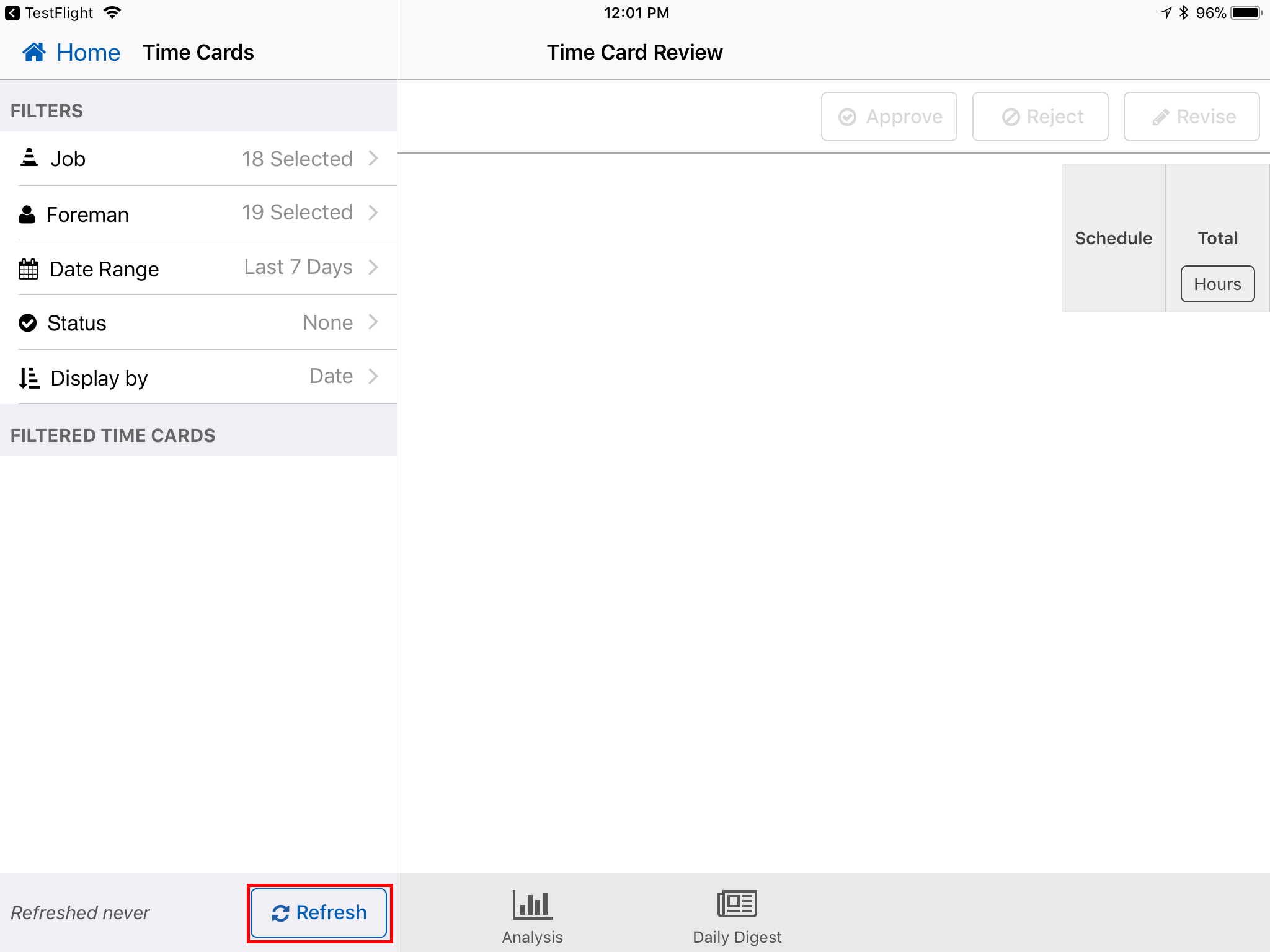 Overview: How to Use Time Card Review