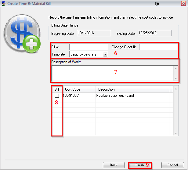 How to Set Up T&M Billing