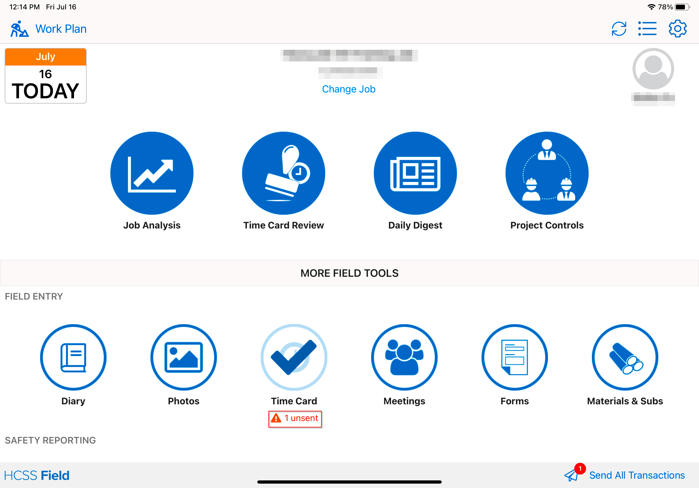 Sent Time Cards Show as Unsent in HCSS Field