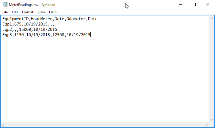 How to Import Meter Readings into Equipment360