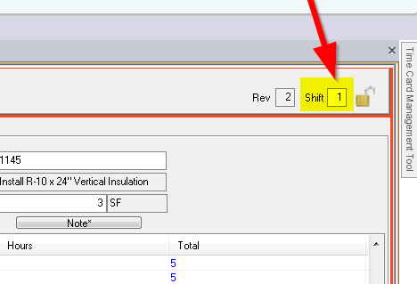 How to Change the Shift on a Time Card in HeavyJob Manager/Field