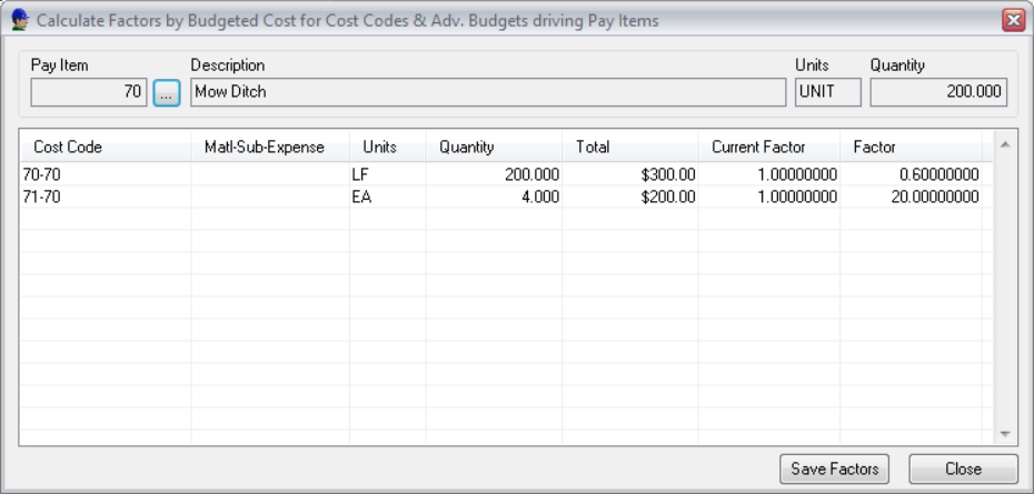 How to Change Cost Code/Advanced Budget Factors for Calculating Pay ...