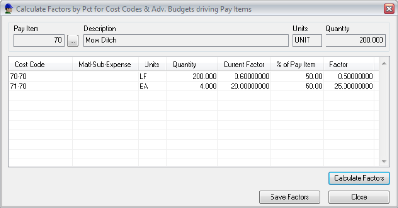 How to Change Cost Code/Advanced Budget Factors for Calculating Pay ...