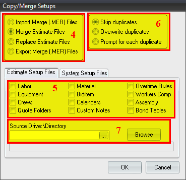 Overview: HeavyBid Copy/Merge Setups