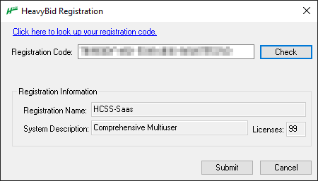 How to Register HeavyBid Using a SaaS License and Log Into the System