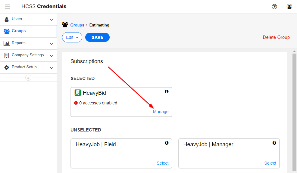 How to Add HeavyBid Desktop Access to an Existing Subscription Group