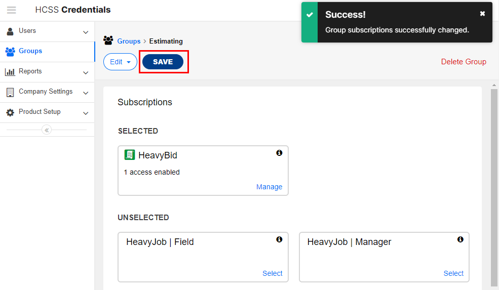 How to Add HeavyBid Desktop Access to an Existing Subscription Group