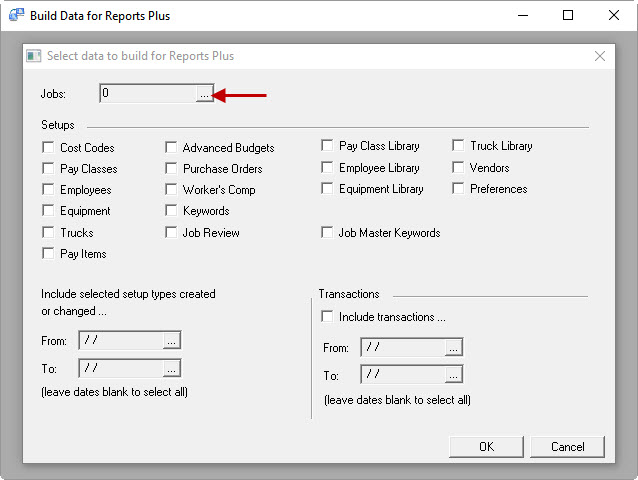 How to Build and Rebuild Job Data for HCSS Field Mobile and Reports Plus