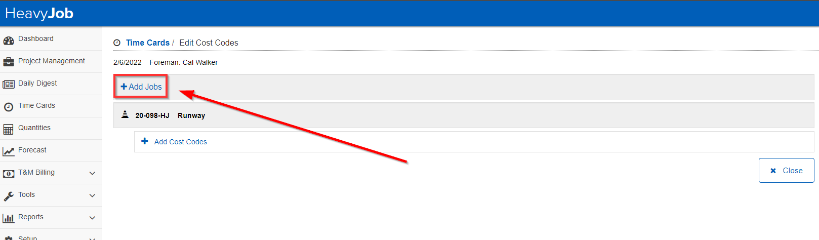 How to Create a Multi-Job Time Card