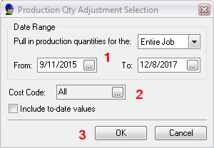 How to Use the Production Quantity Adjustment Tool