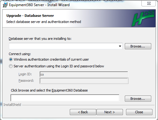 Equipment360 Server Manager Update Guide