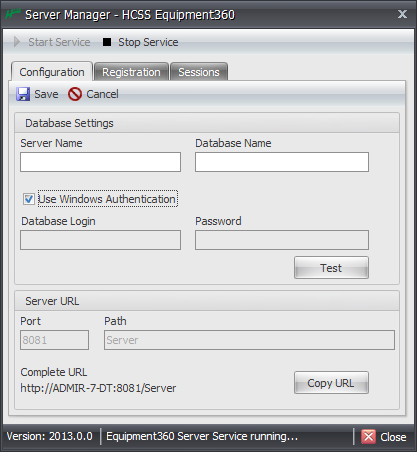 Equipment360 Server Manager Installation Guide