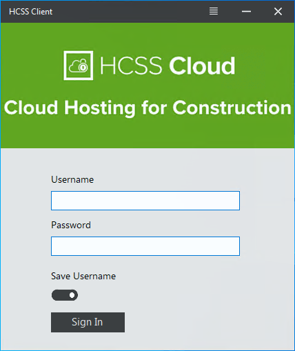 HeavyBid Frozen In HCSS Cloud Environment